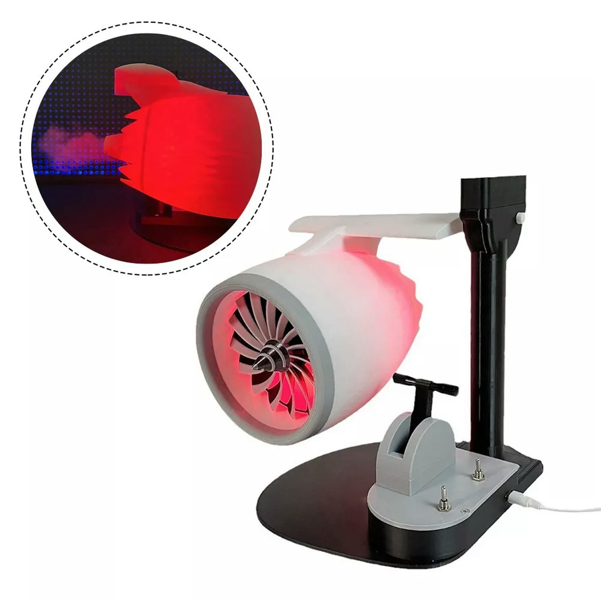 TUMALL Desktop USB Turbo Jet Fan Engine Fan Portable Jet Engine ...