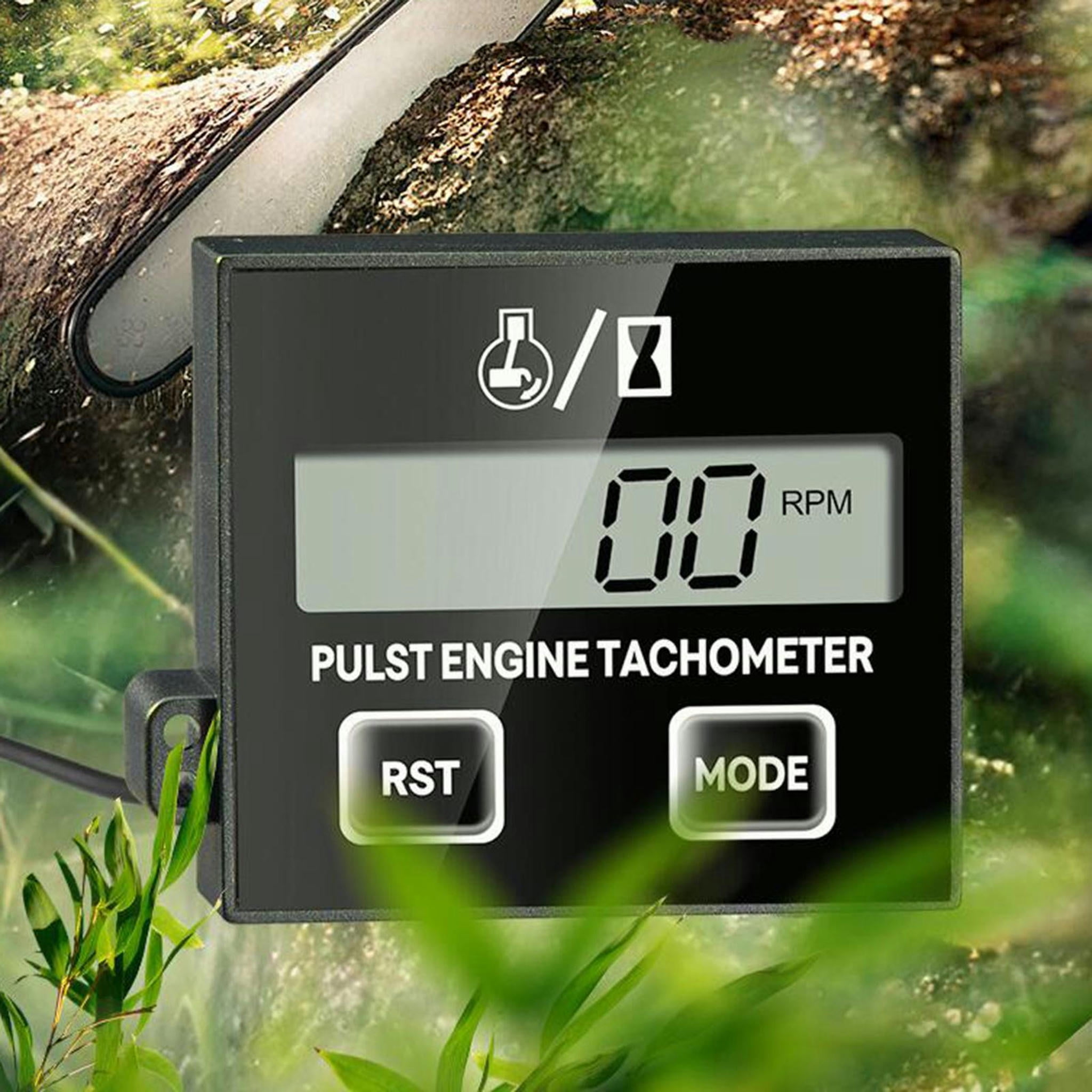 TUMALL Digital Chainsaw Tachometer Small Engine Tachometer for Boat ...