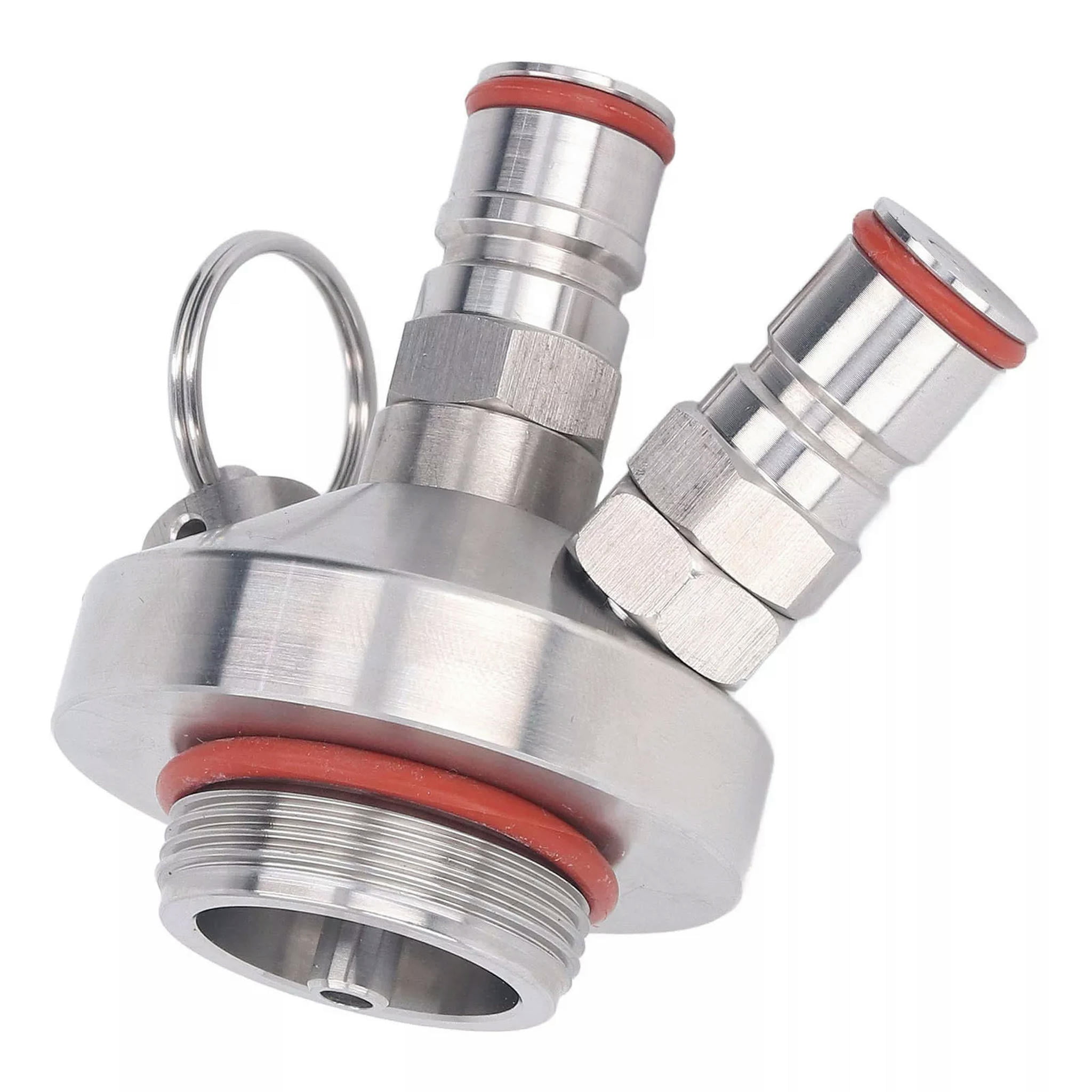 TUMALL Double Ball Lock Mini Keg Dispenser Stainless Steel Double Ball ...