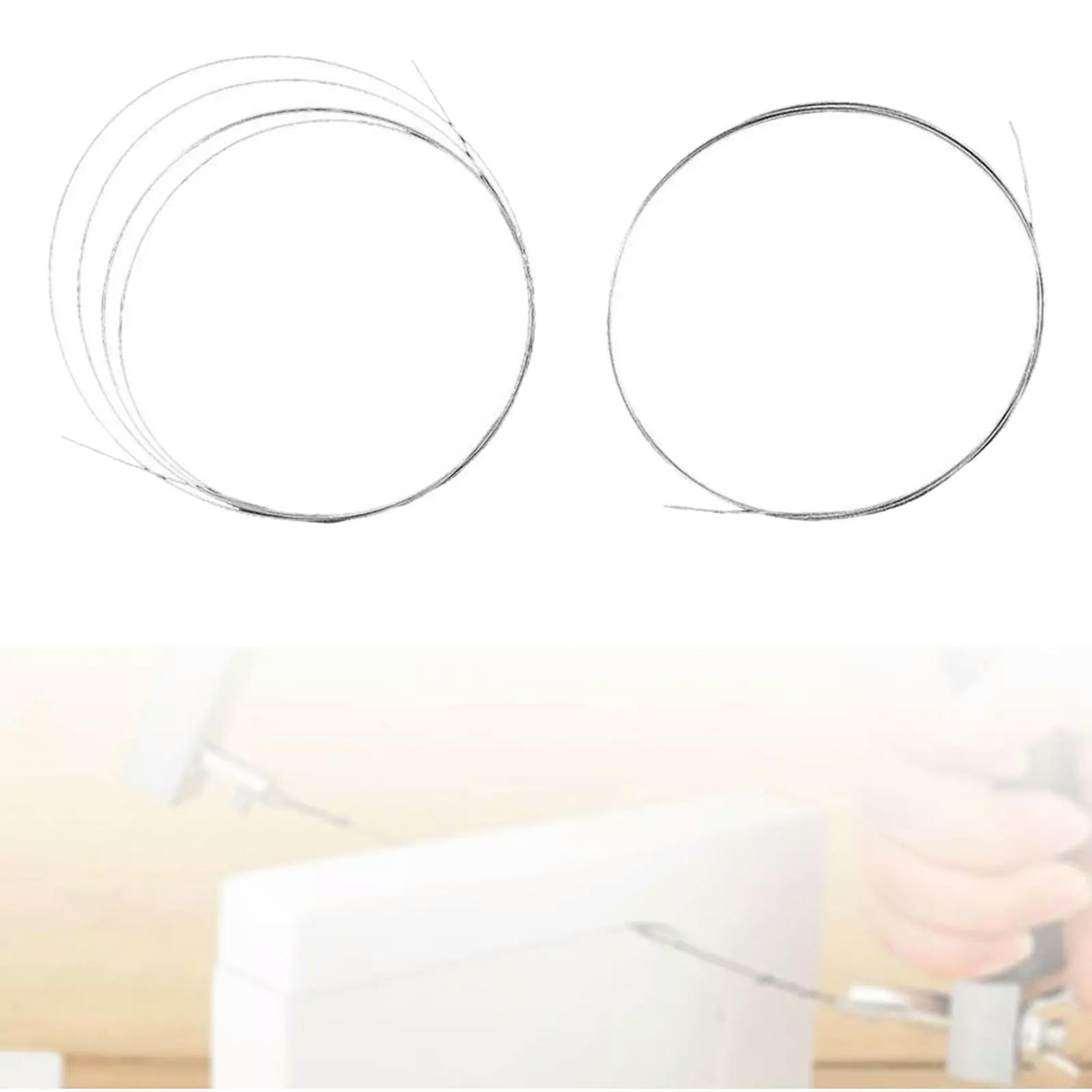 TUMALL Emery Sands Wire Saw Length 1M Multifunction Saw Wire for Glass ...