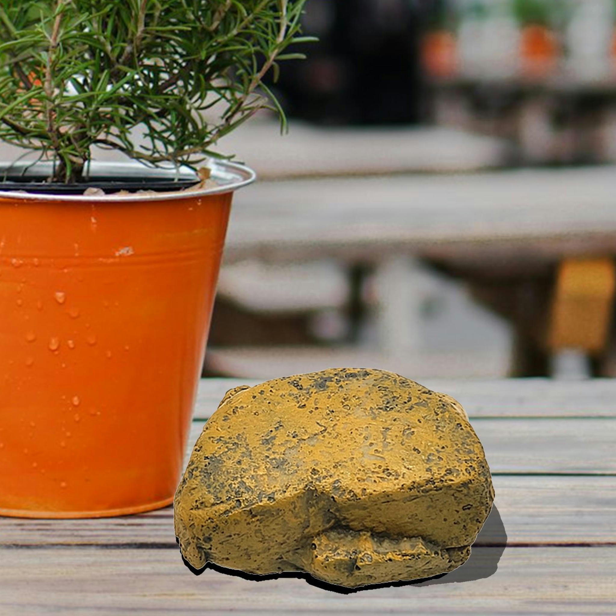 TUMALL Hide Spare Key Fake Rock Fake Keys Hiding Place Resin Real ...