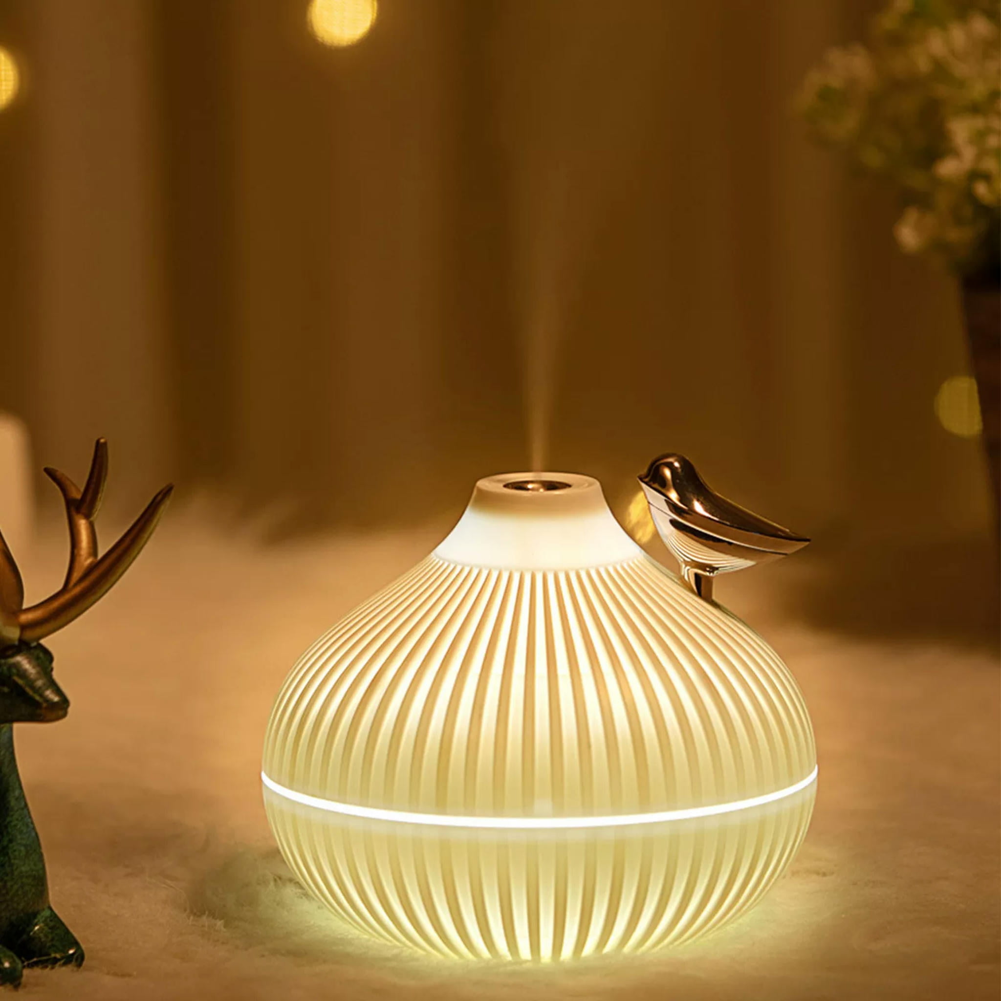 TUMALL Innovative Onion Humidifier Silent Bedside Romantic 300ml ...