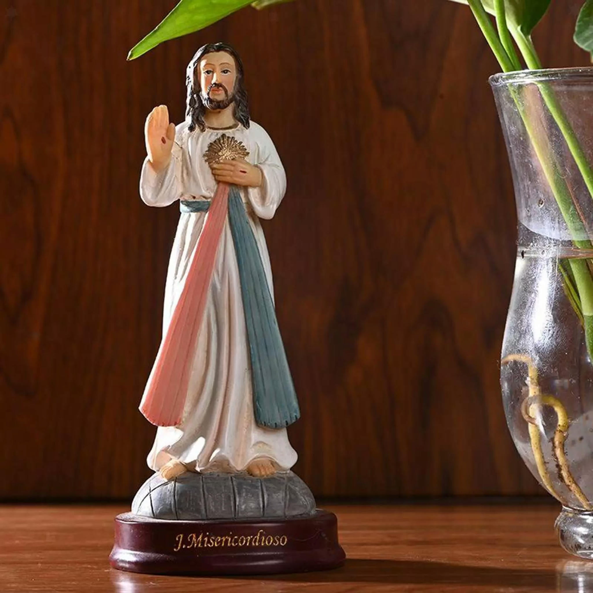 TUMALL Jesus Statue Figure Figurine Tabletop Sculpture Crafts Home ...