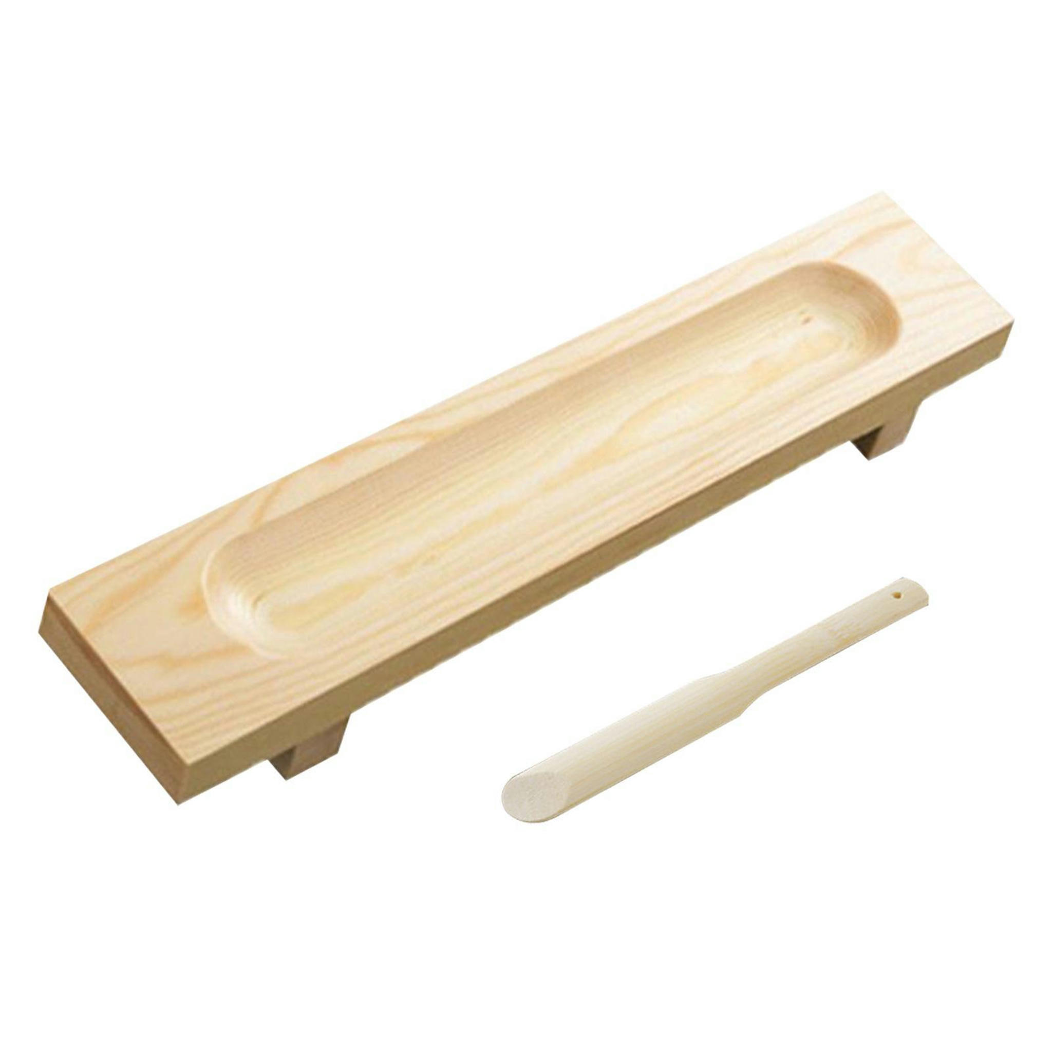 TUMALL Meatball Platter Restaurant Plate Wood Rectangular Multipurpose ...