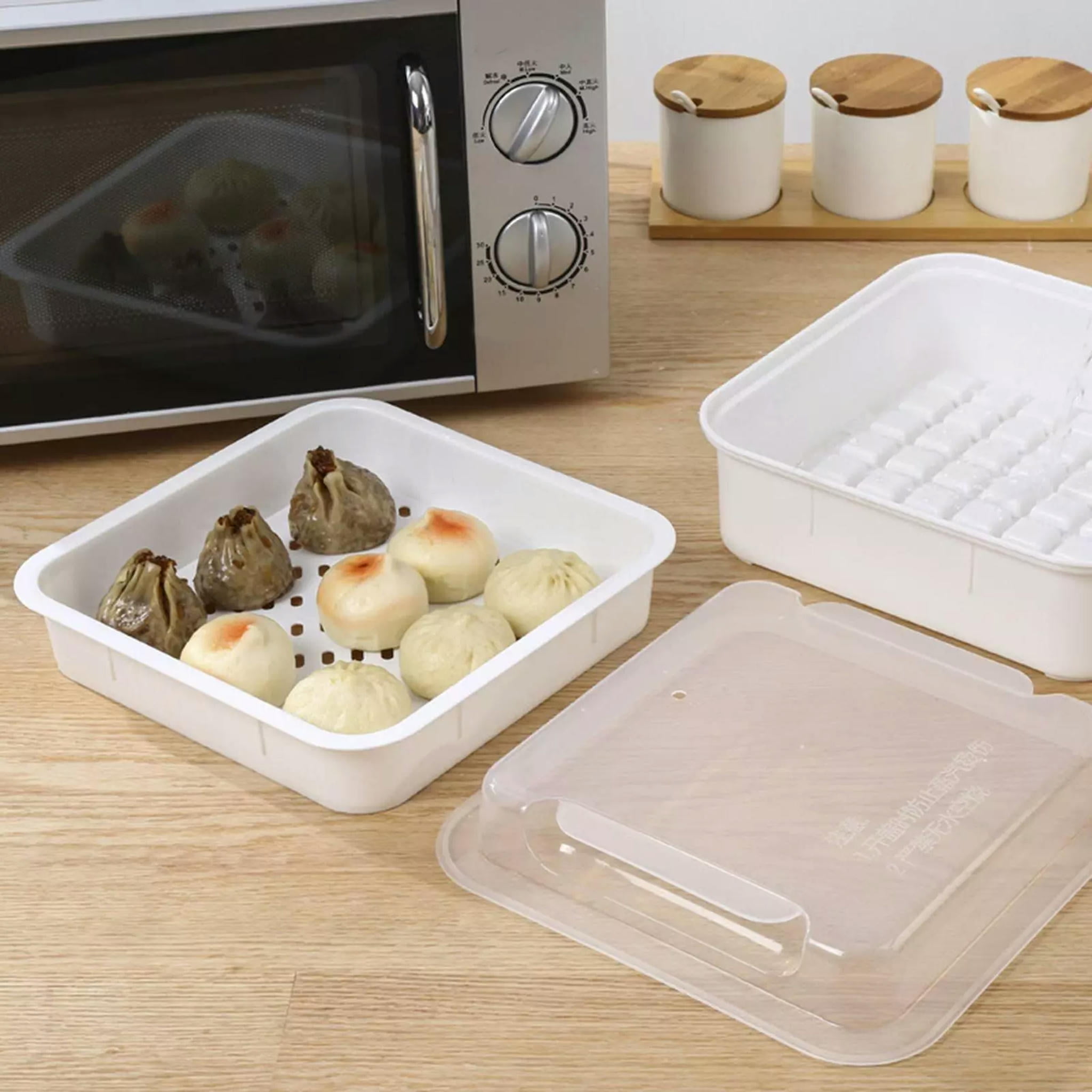 TUMALL Microwave Cookware Steamer Multifunctional Microwave Bowl for ...