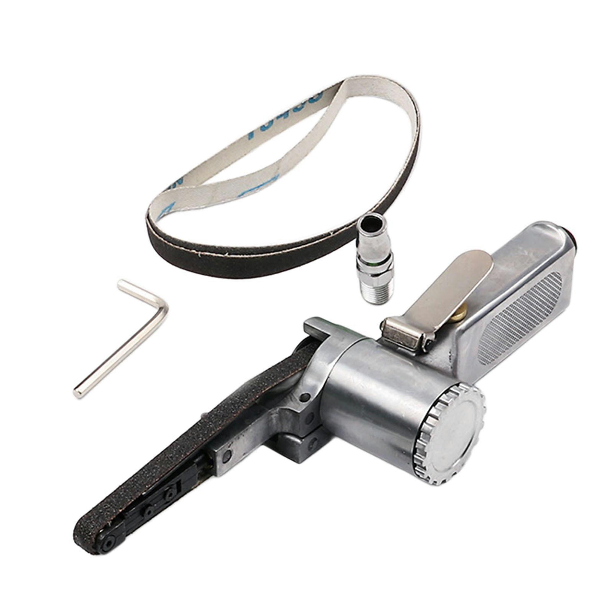 TUMALL Mini Belt Sander Pneumatic Angle Grinder for Grinding Deburring ...