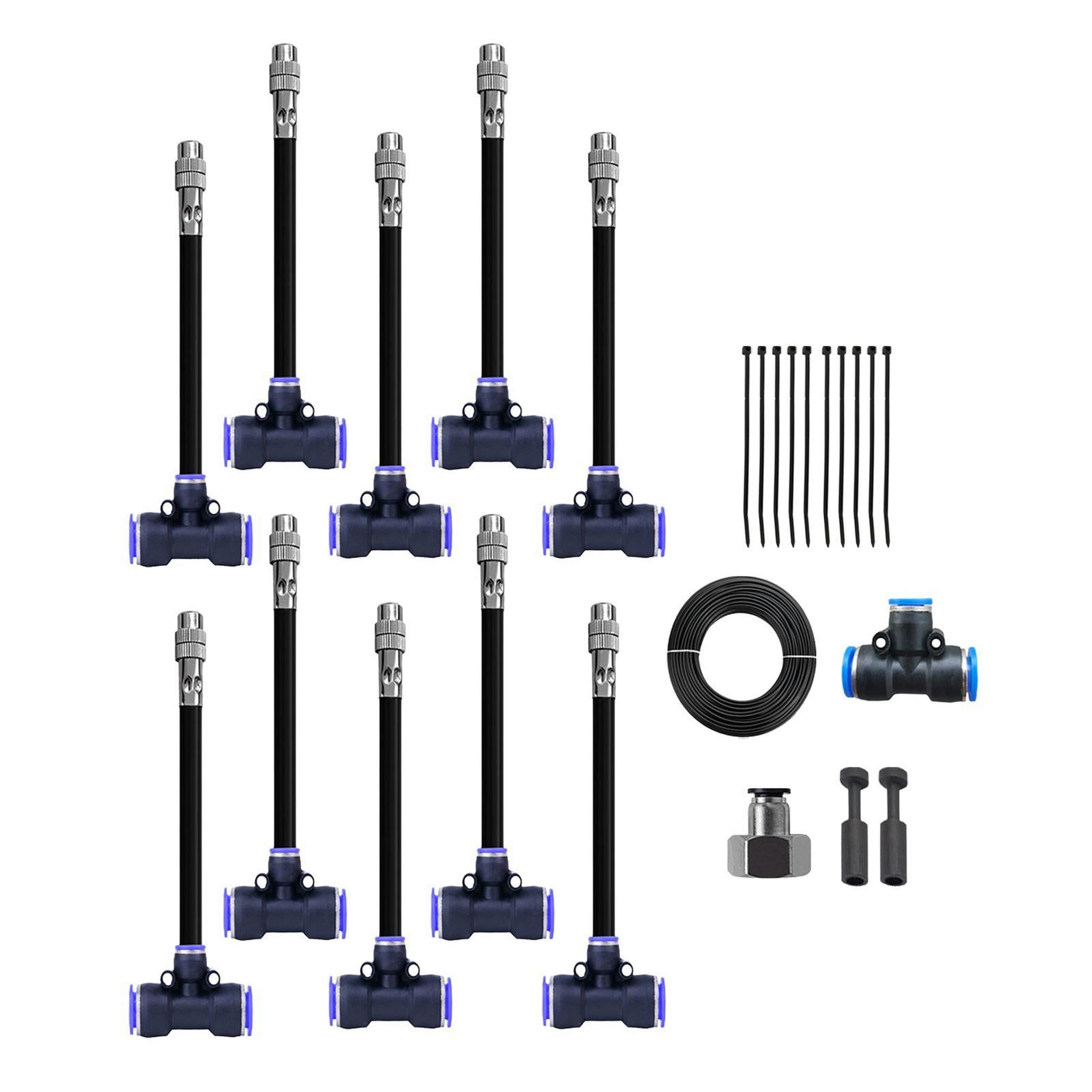 Garden Irrigation Systems Uk TUMALL Misting Cooling System Bendable Nozzle For Irrigation ...