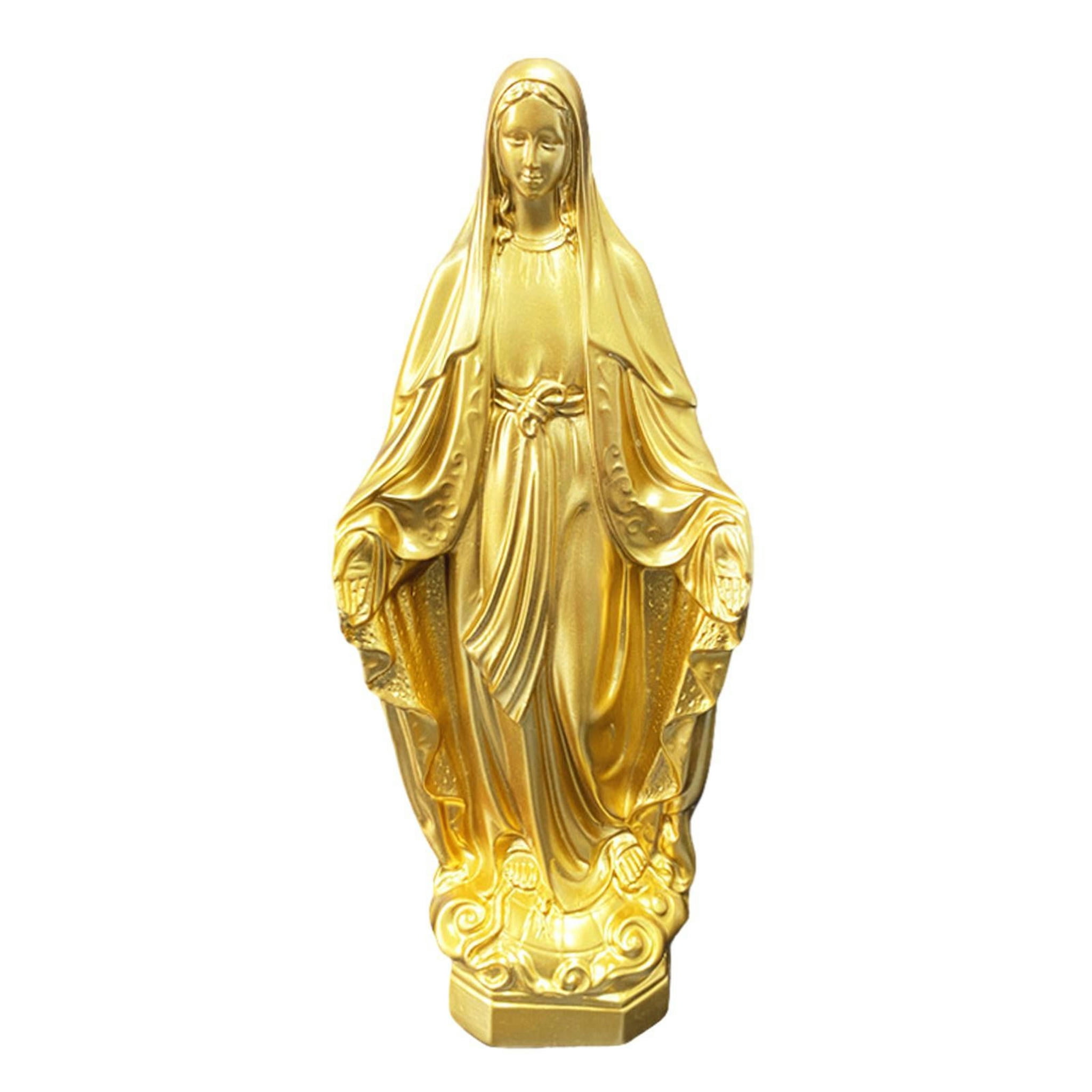 TUMALL Mother Mary Figurine Mary Ornament Resin Craft Artwork ...