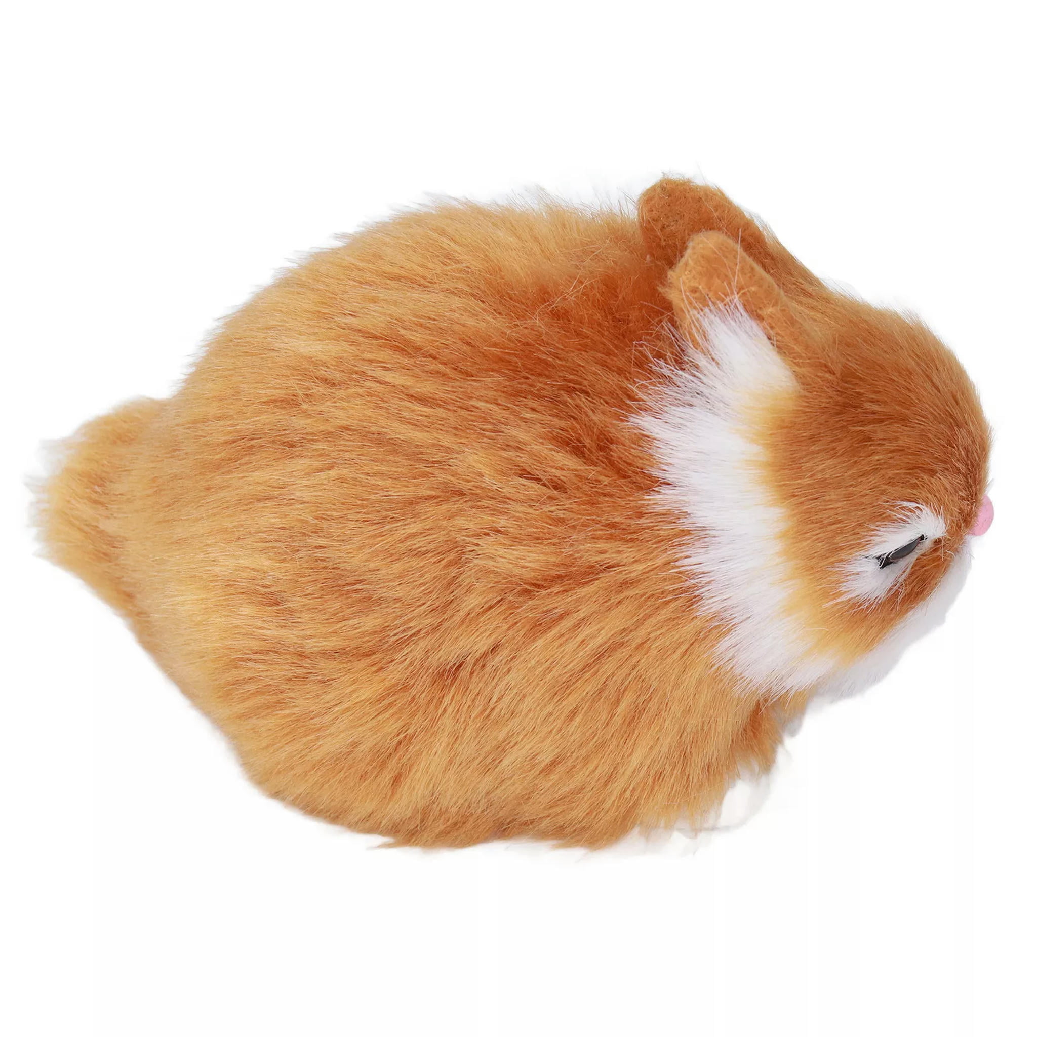 TUMALL (Orange)Stuffed Animal Doll Miniature Plush Rabbits Plastic ...