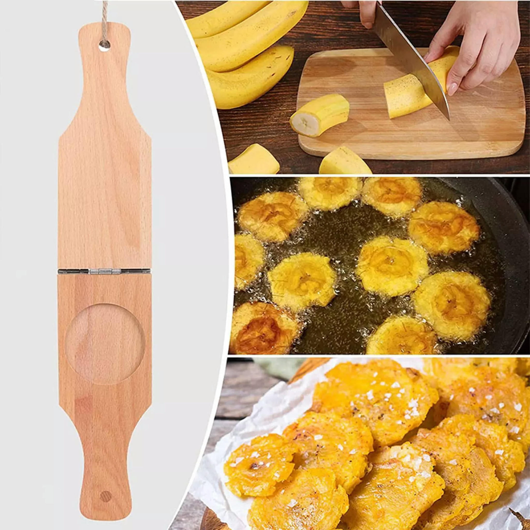 TUMALL Plantain Press Smasher 2 in 1 Tostones Maker for Making Fried ...