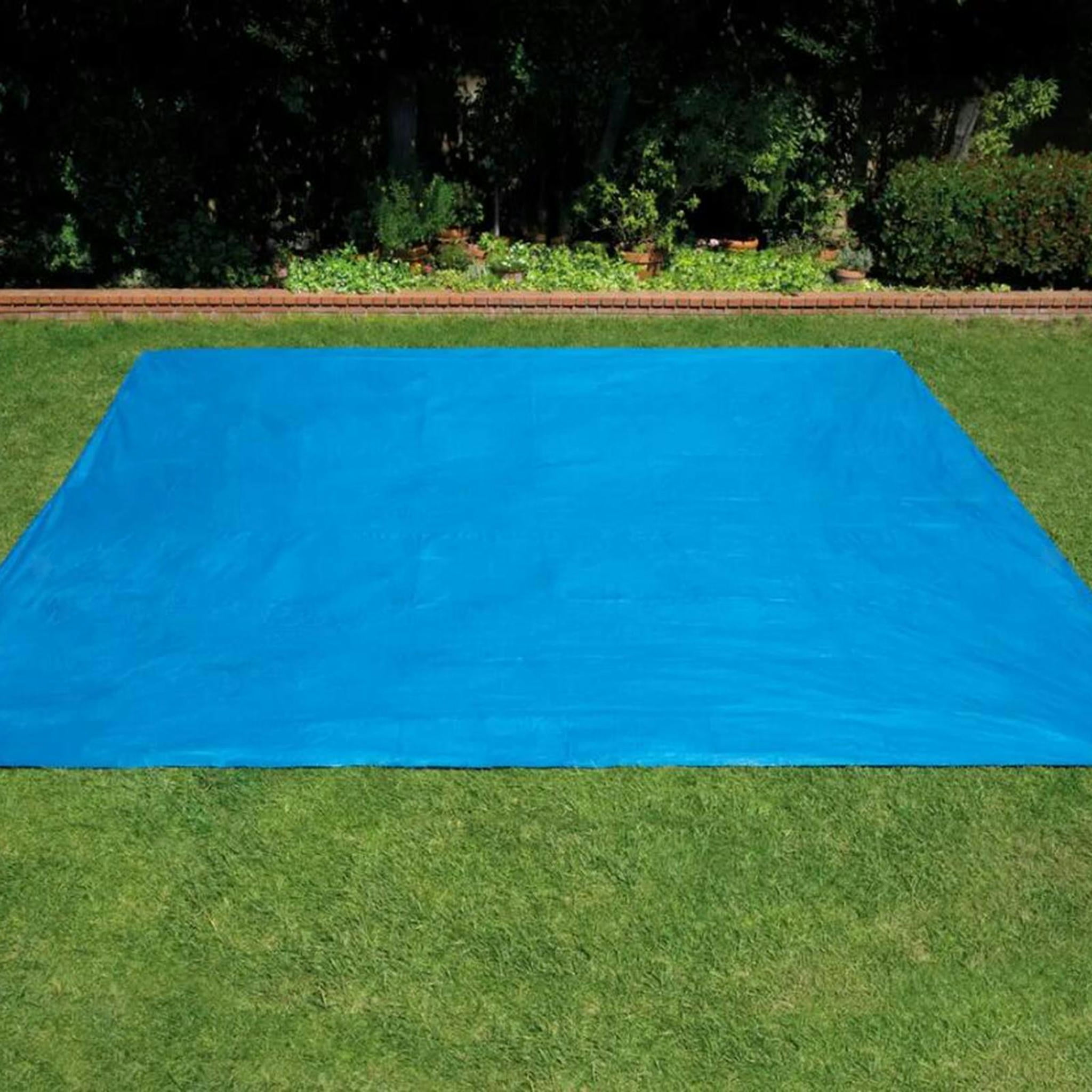 TUMALL Swimming Pool Ground Cloth Floor Protector Garden Rectangular ...