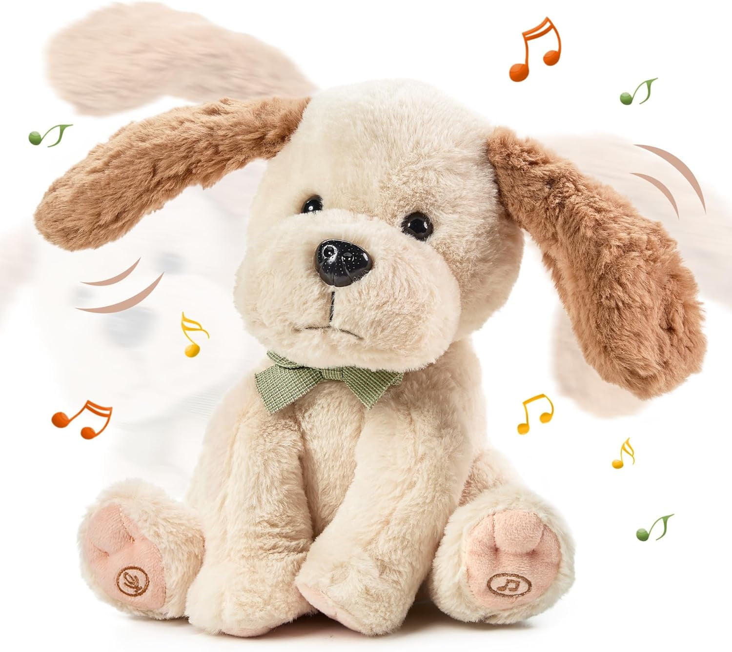 TUMAMA Baby Animated Plush Dog, Interactive Singing Talking Puppy Dog ...