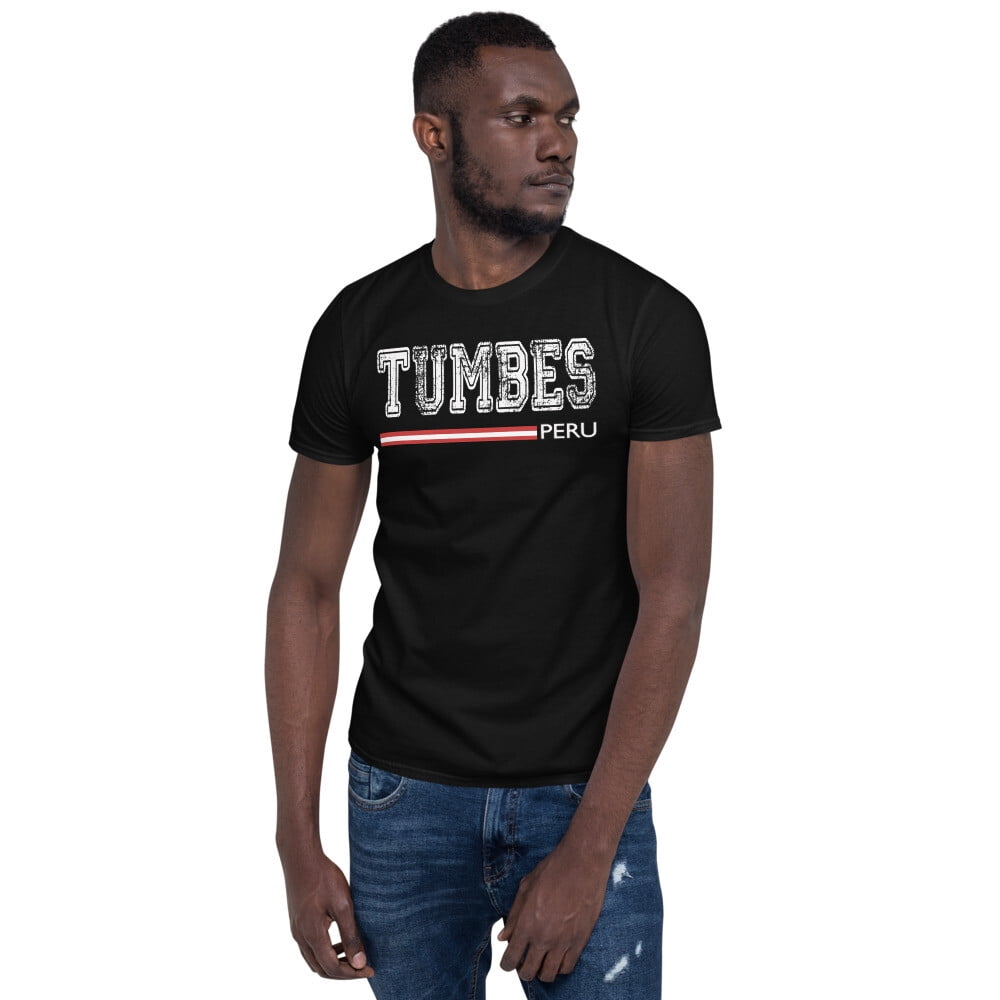 TUMBES PERU PERUVIAN FLAG PERUANO GRAPHIC Short-Sleeve Unisex T-Shirt ...