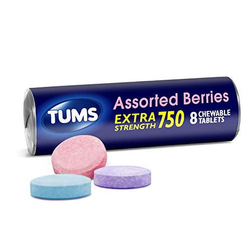 TUMS EX Assorted Berries 8 Count - 12 Rolls - Walmart.com