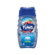 TUMS Ultra Strength Heartburn Relief Chewable Antacid Tablets, Fruit ...