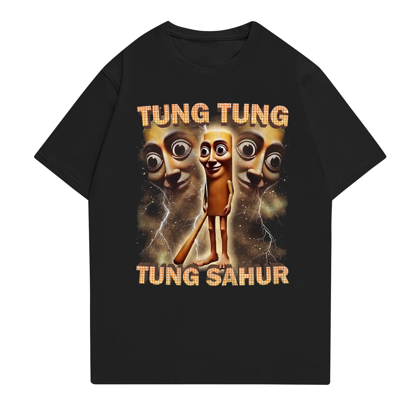 TUNG TUNG TUNG SAHUR Brainrot Italian Brainrot Animals Meme T-Shirt, Italian Stickman Animals ...