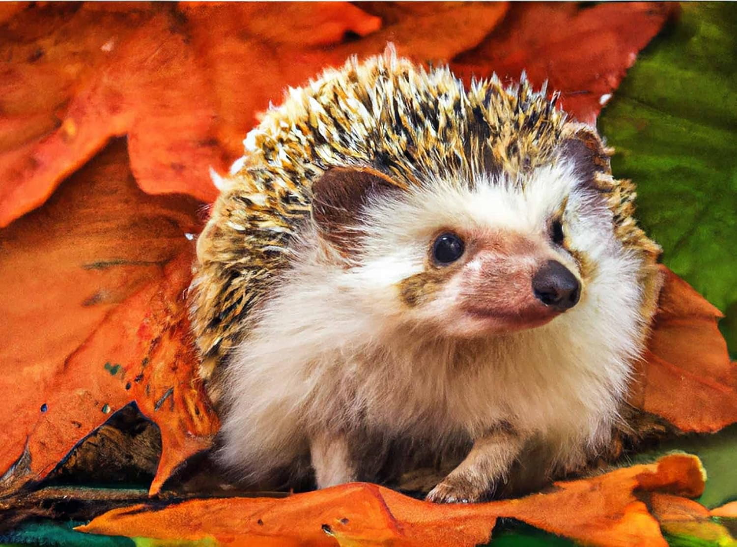 TUNIU Funny Puzzle，Jigsaw Puzzle Hedgehog Puzzles for Adults，Wooden ...