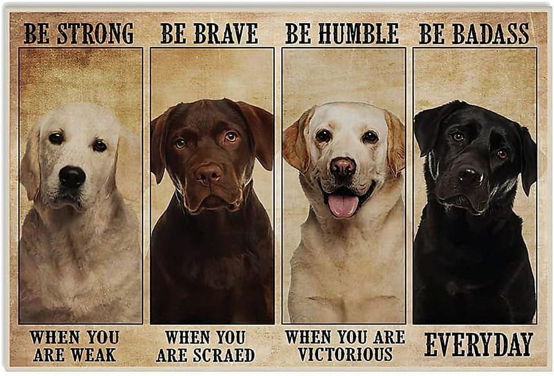 TUNIU Jigsaw Puzzle Golden Retrievers Be Strong When You are Weak Be ...