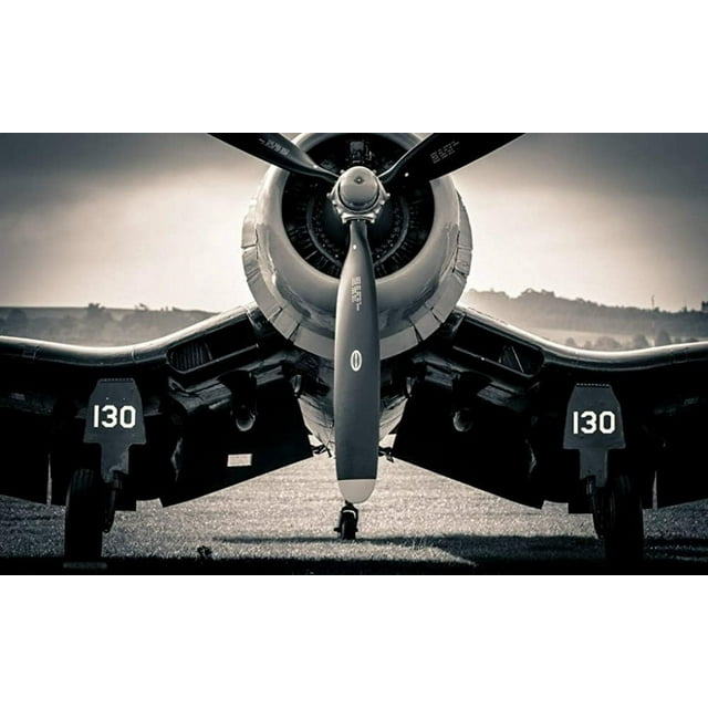 TUNIU Jigsaw Puzzle Grounded Small Light Aircraft Aviation Plane ...