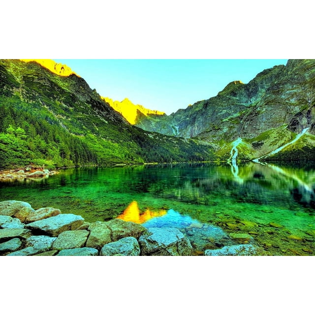 TUNIU Jigsaw Puzzles Calm Relaxation,Natural Scenery Landscape Wooden ...