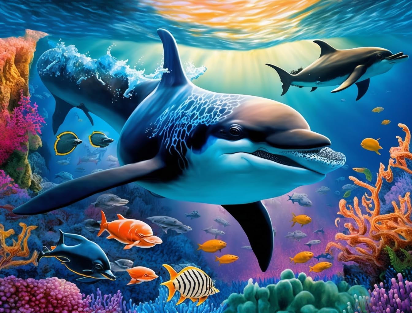 TUNIU Jigsaw Puzzles，Wooden Puzzles，Newness Funny Puzzle Toys Beautiful ...