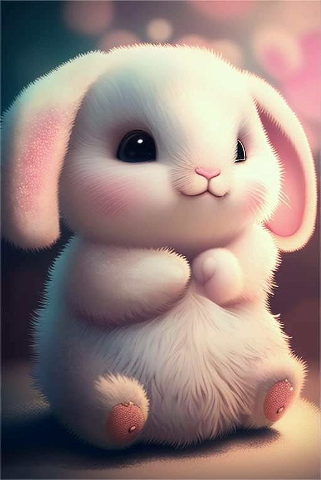 TUNIU Jigsaw Puzzles for Adults Cute Bunny Wooden Puzzles Unique Brain ...