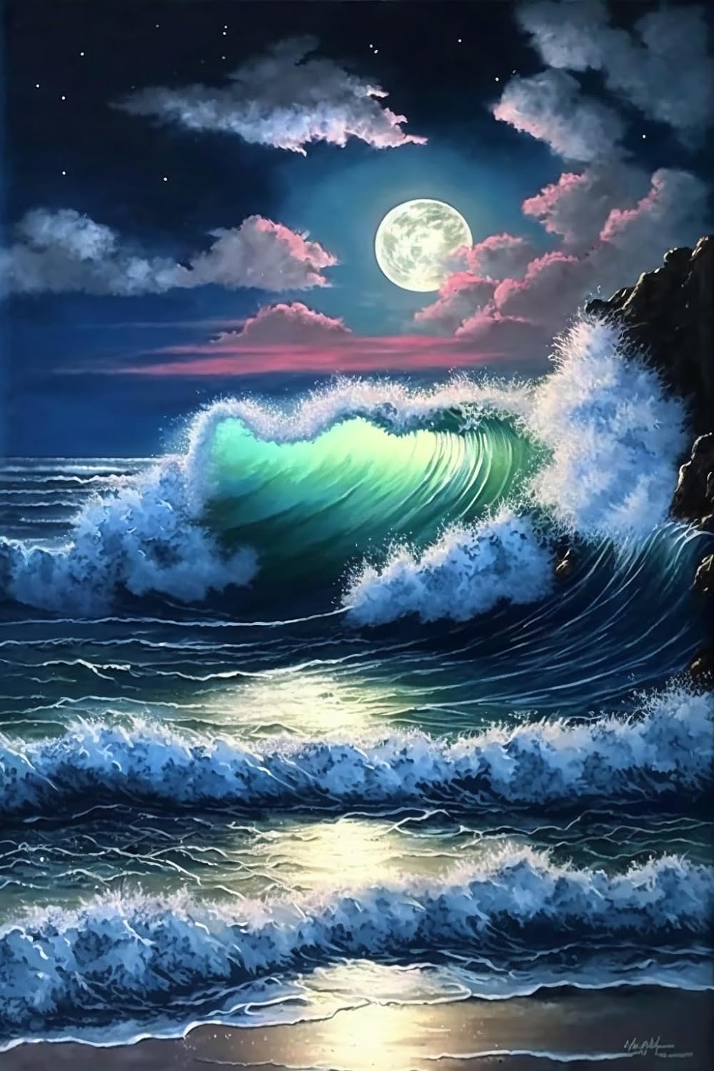 TUNIU Jigsaw Puzzles for Adults Hawaiian Bush Parrot Wooden Puzzles ...