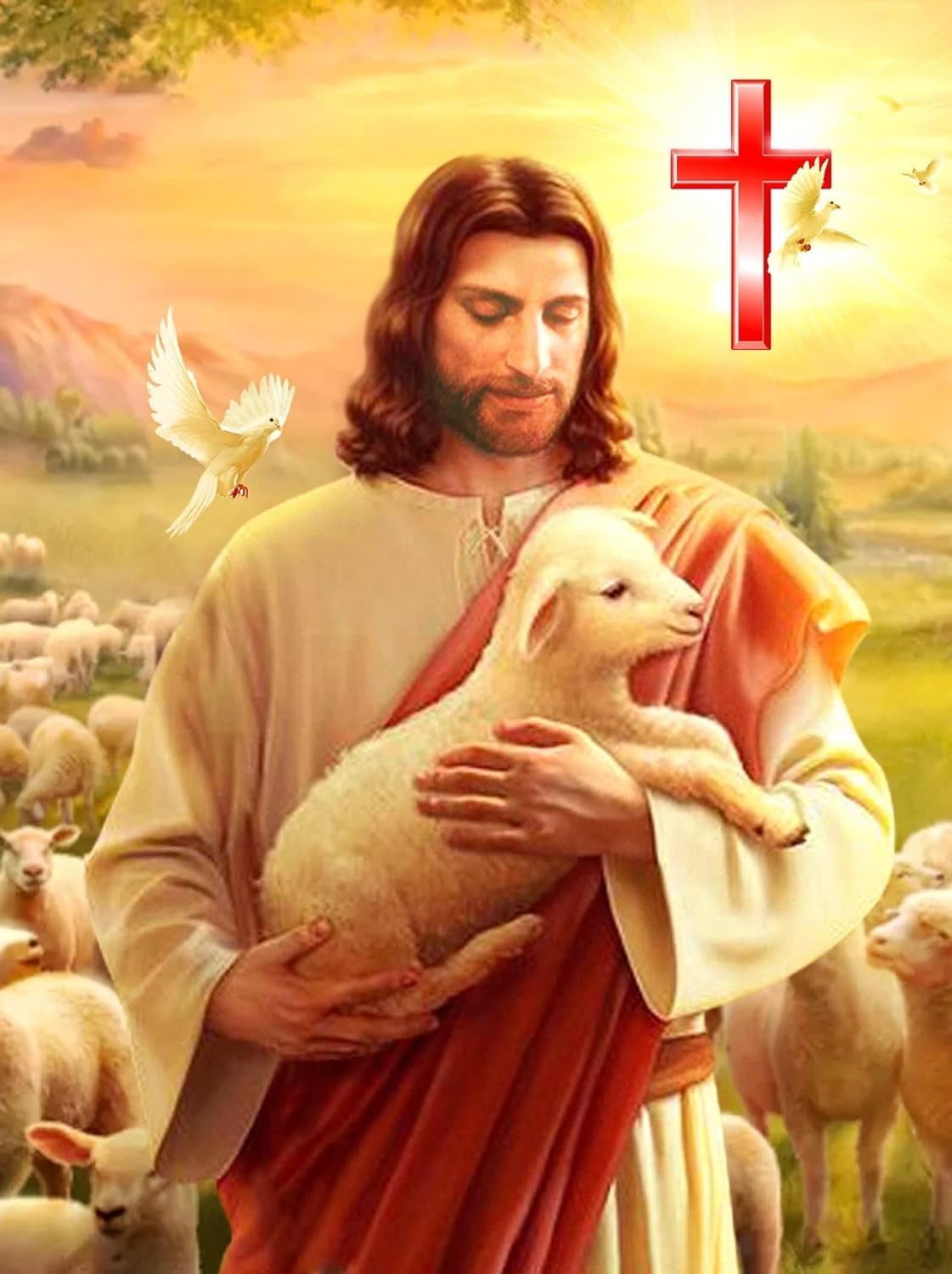TUNIU Puzzles - Christian Puzzle Jesus Cross Jigsaw Puzzles for Adults ...