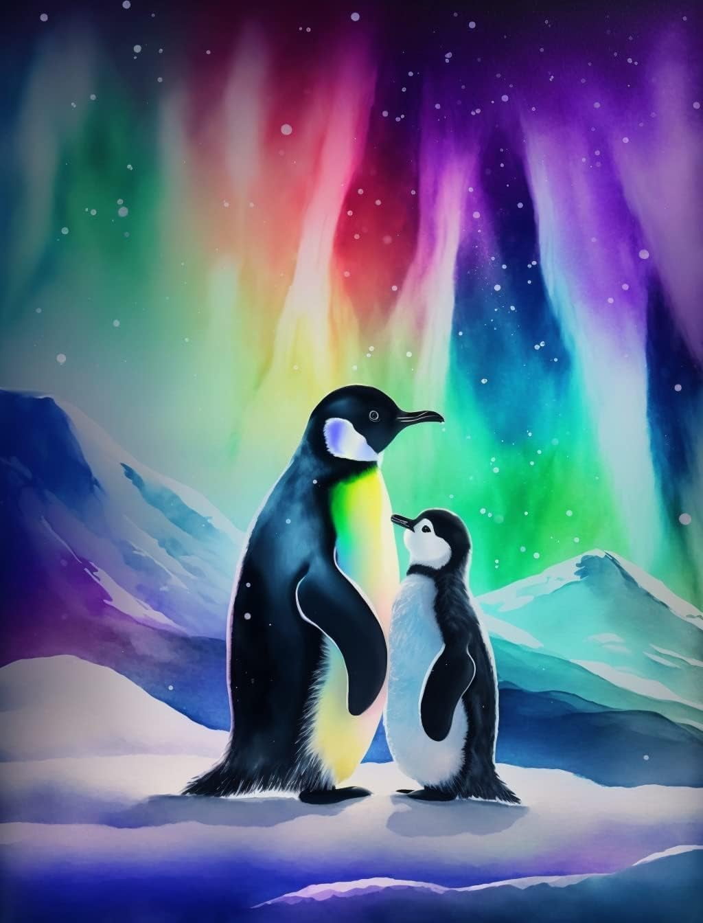 TUNIU Puzzles - Jigsaw Puzzles for Adults Cute Penguin Family ...