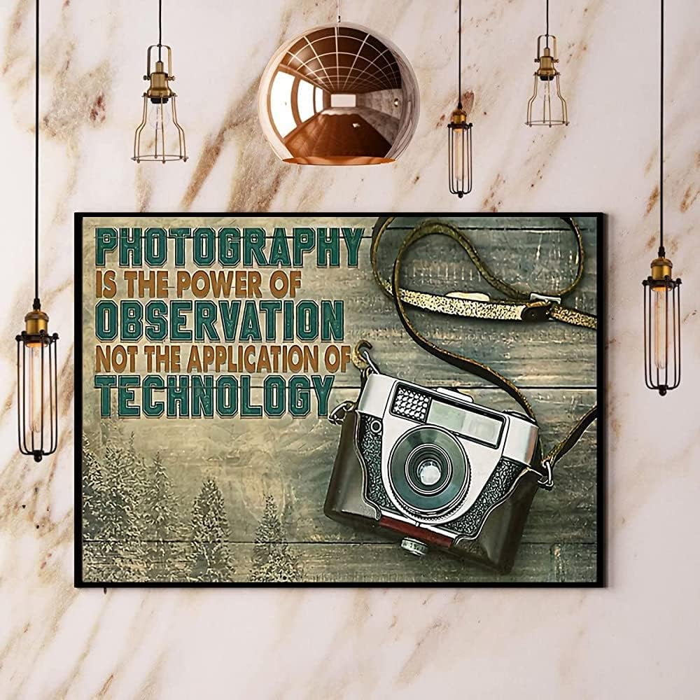 TUNIU Wooden Puzzle for Adults Jigsaw Puzzle Photography is The Power ...