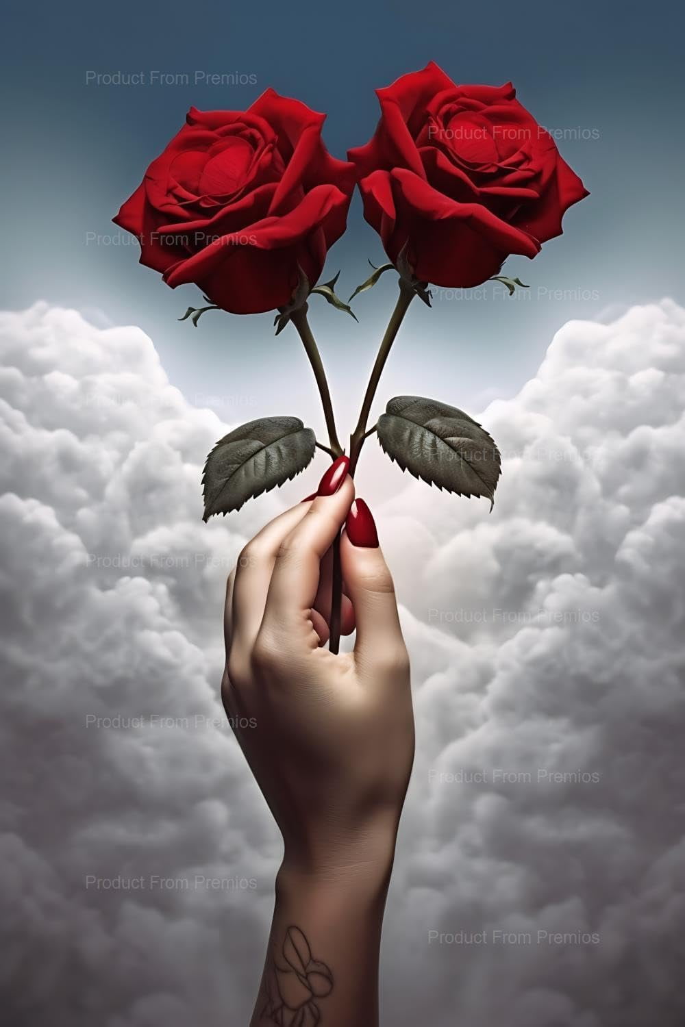 TUNIU Wooden Puzzle Happy Valentines Day Jigsaw Puzzle - A Hand Holding ...