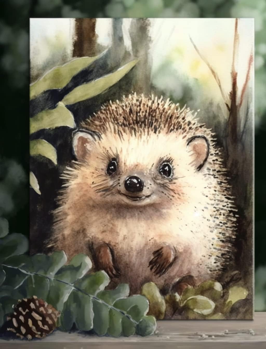 TUNIU Wooden Puzzle，Jigsaw Puzzle，Puzzles for Adults，Cute Hedgehog ...