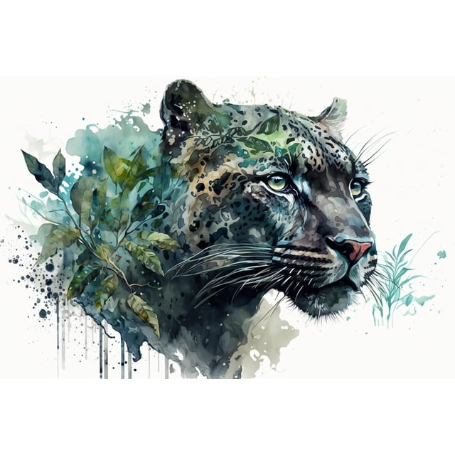 TUNIU Wooden Puzzle，Jigsaw Puzzle，Puzzles for Adults，Rainforest Panther ...