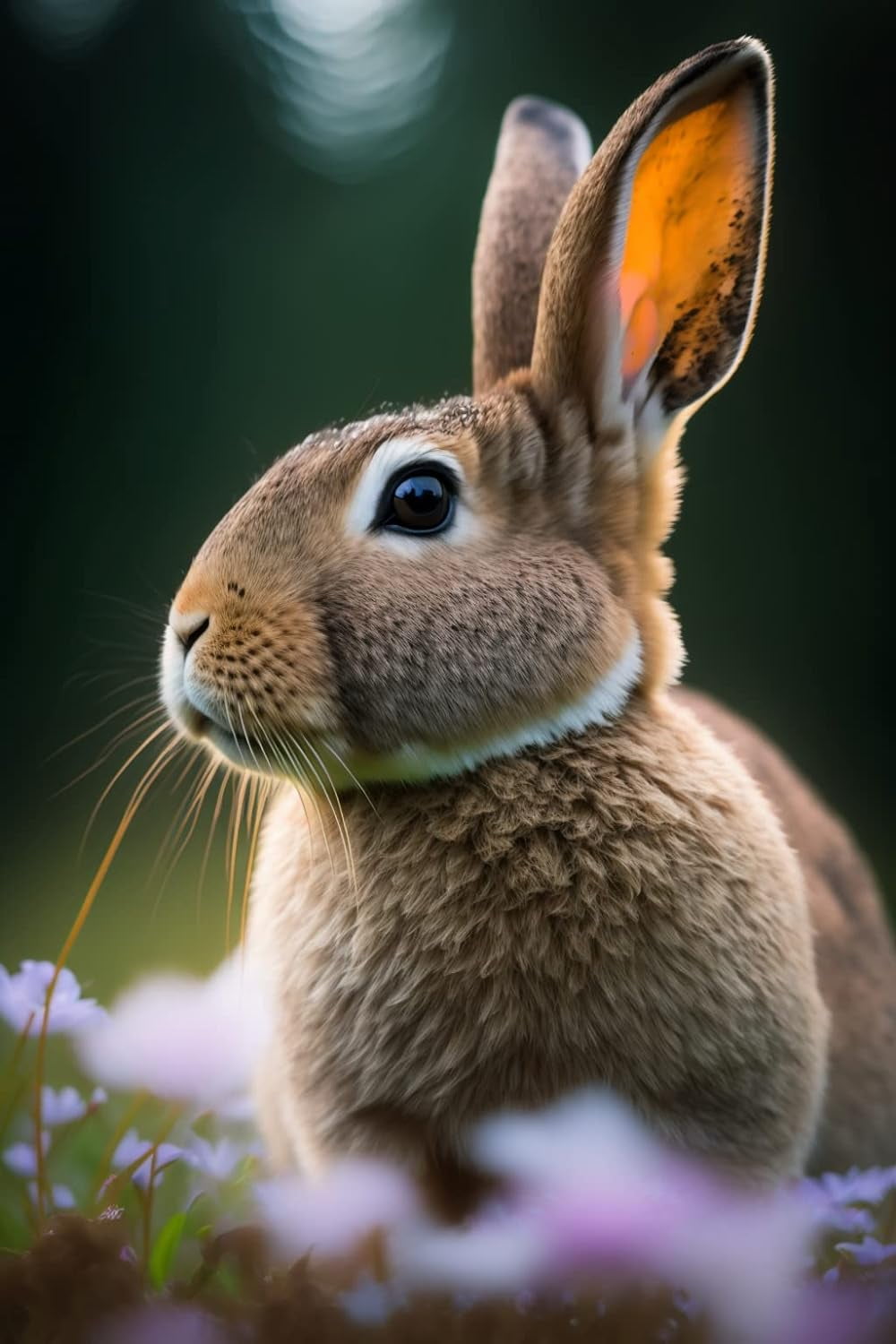 TUNIU Wooden Puzzle，Jigsaw Puzzles Cute Outdoor Hare Puzzle，30" x 20 ...