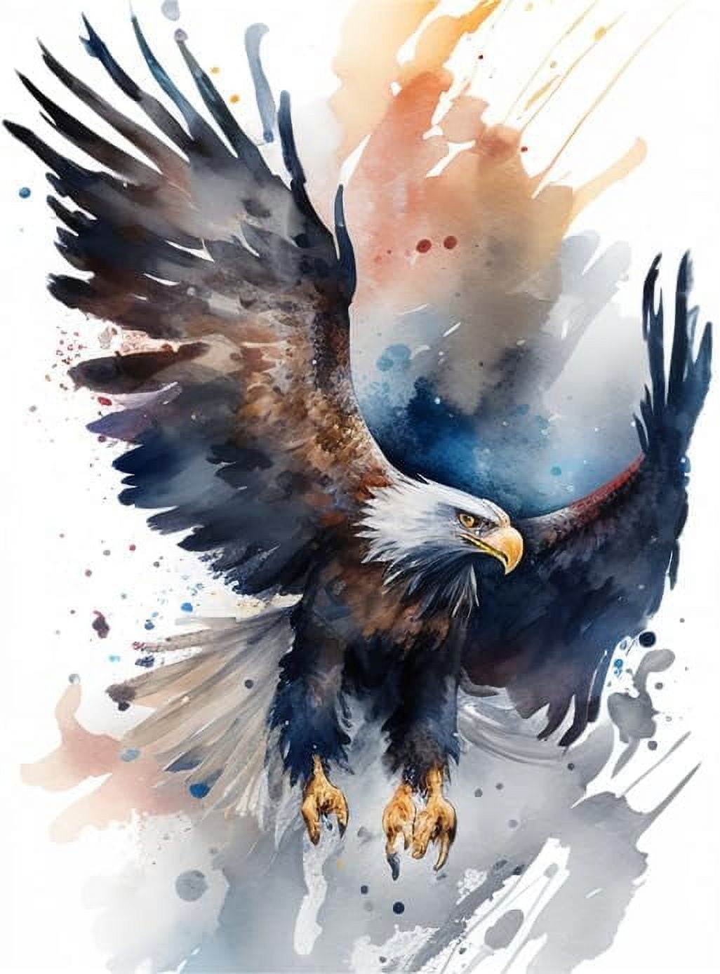 TUNIU Wooden Puzzle，Jigsaw Puzzles Soaring Eagle Puzzle，30" x 20" （1000 ...