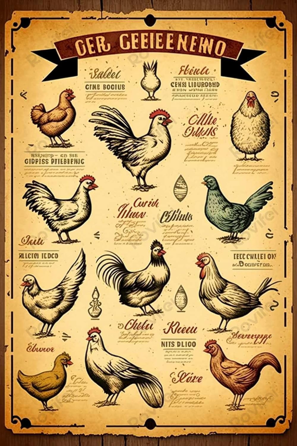 TUNIU Wooden Puzzle Puzzles for Adults Chicken Knowledge Wooden ...