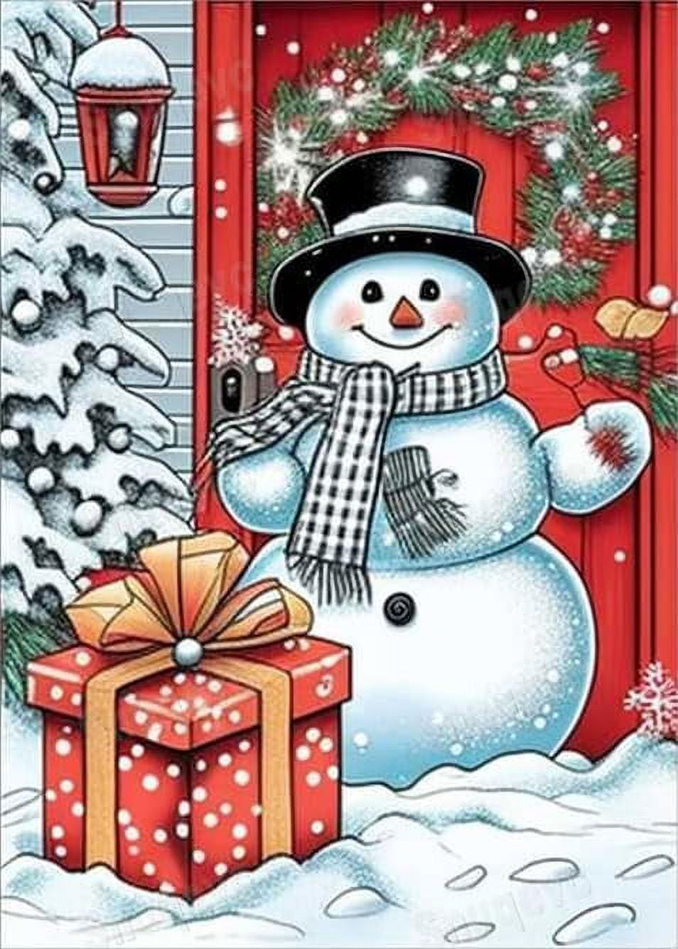 TUNIU Wooden Puzzles for Adults Snowman Jigsaw Puzzles，15" x 10" （300 ...