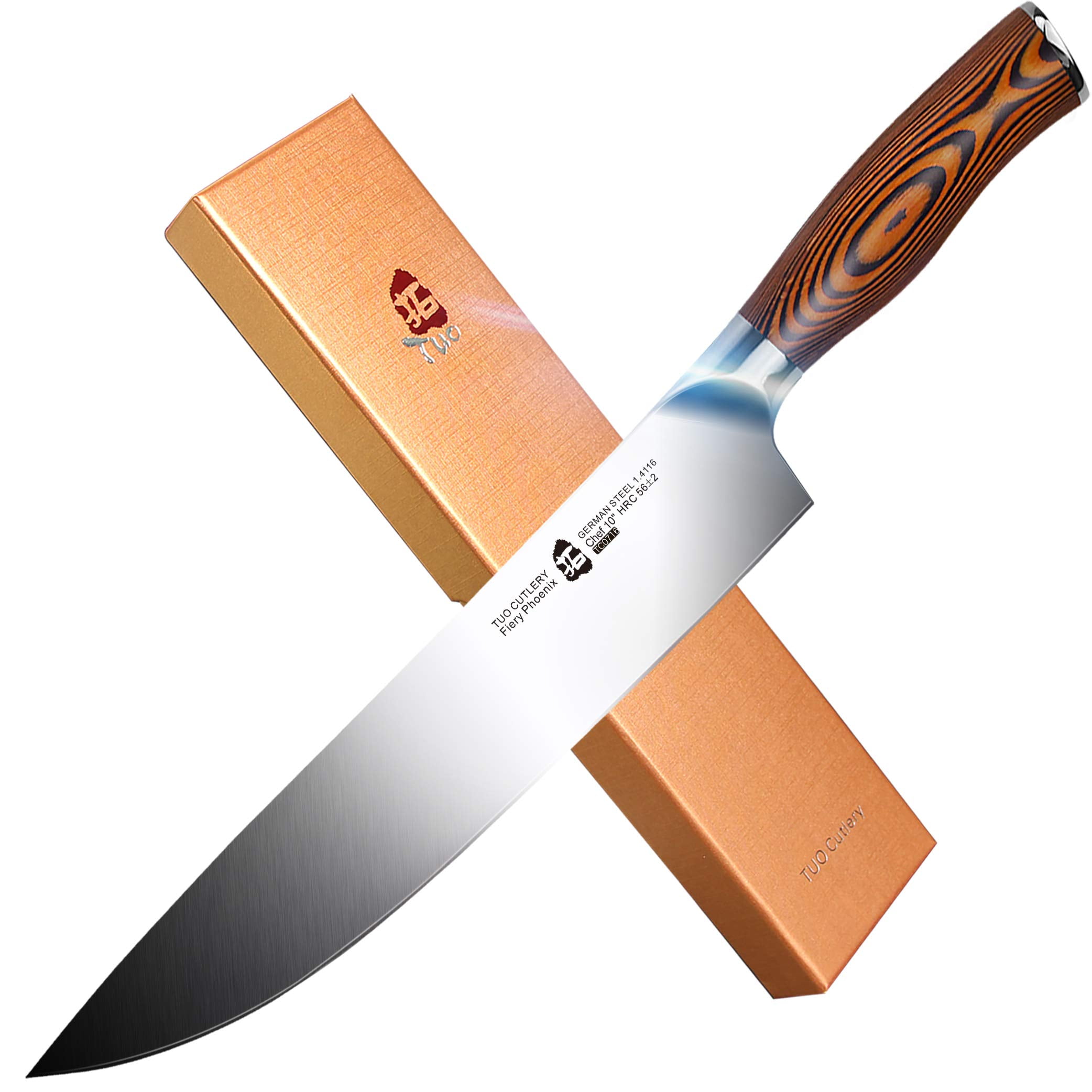 TUO Chef Knife, Pro 10 inch Chef’s Knife, German High Carbon Stainless ...