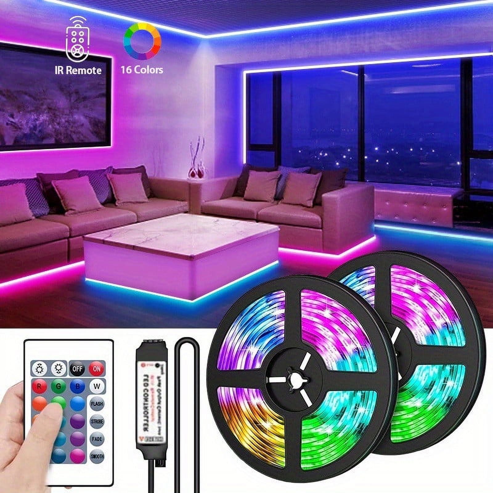 TUOBARR 5V Lowvoltage Light Strip 5050 Bluetooth Music Light Strip USB ...