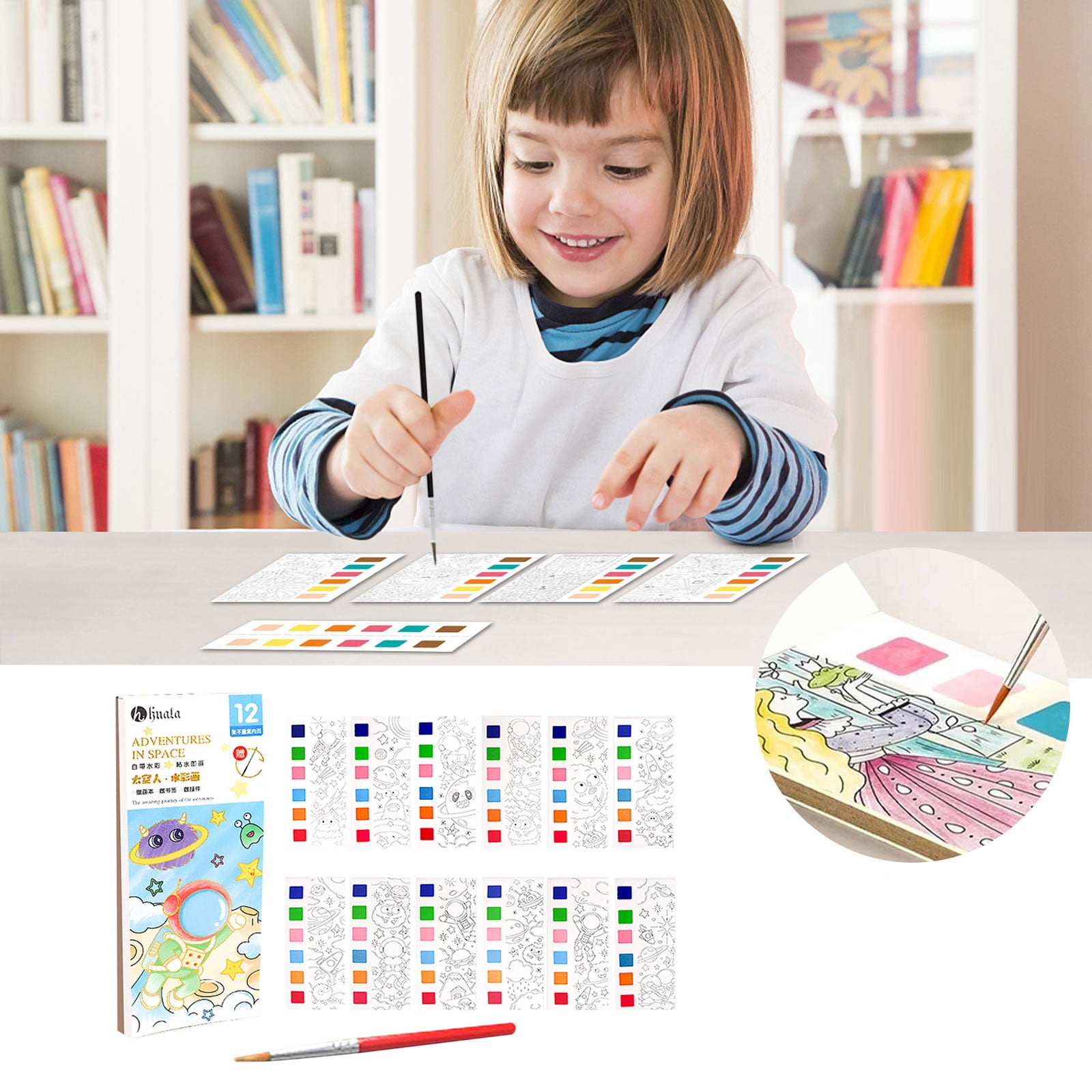 TUOBARR Gouache Graffiti Picture Book Light Color Fiing Picture Book ...