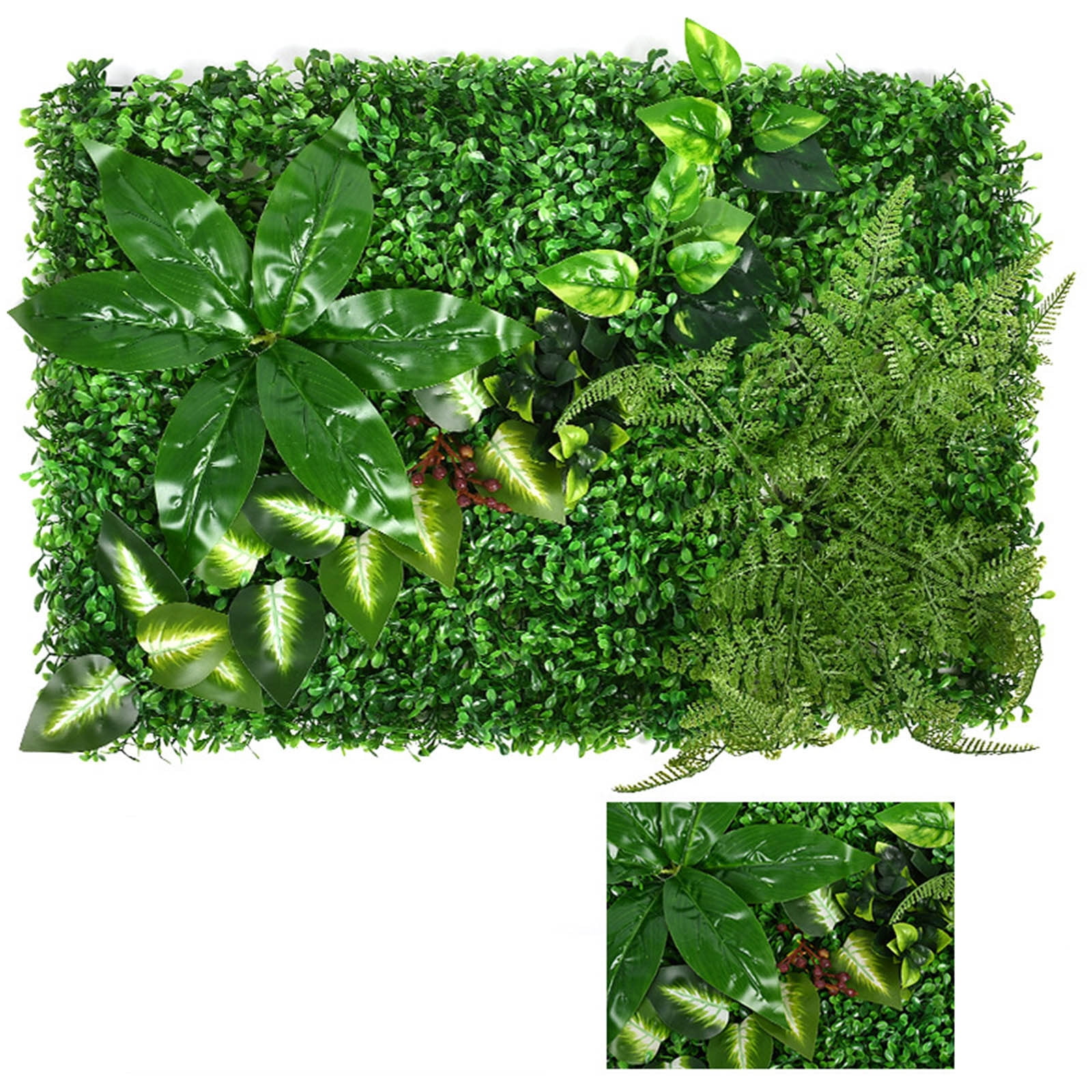 TUOBARR Green Plant Wall Simulation Plant Wall Decoration Living Room ...