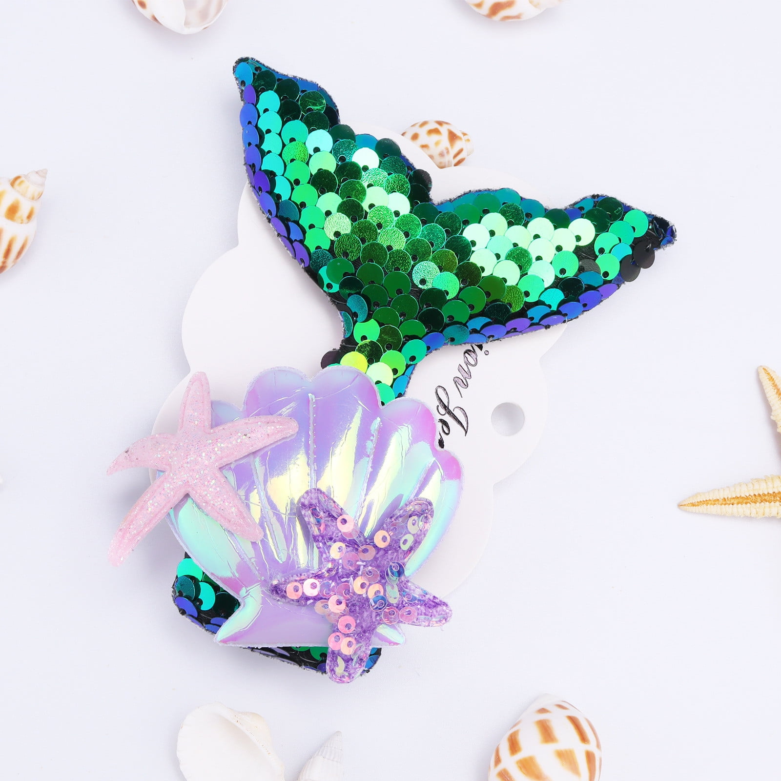 TUOBARR Hair Clips,Mermaid Tail Hair Clips For Girls And Seashell ...