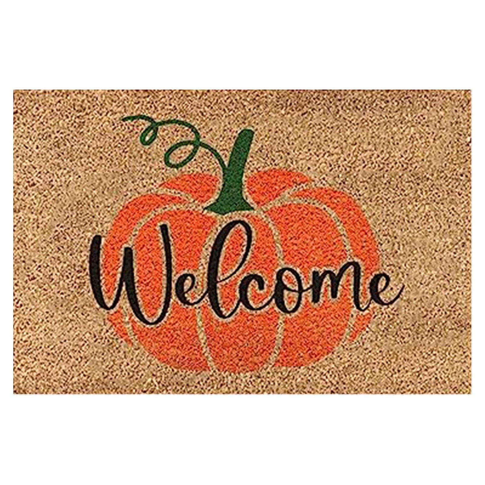 TUOBARR Haoween Pumpkin Pattern Series Floor Mats Welcome Door Mats ...