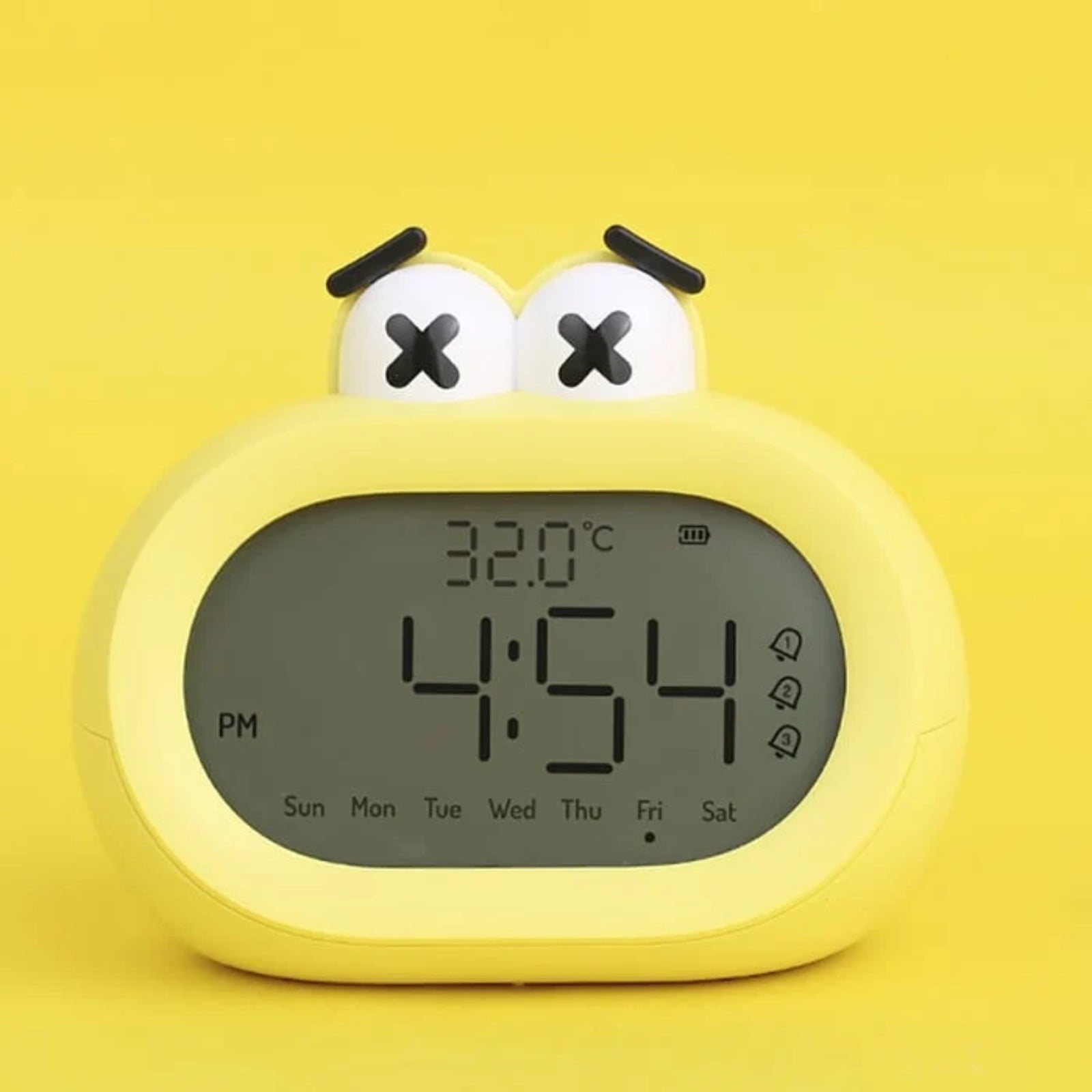 TUOBARR LED Digital Desk Clock Big Mouth Arm Clock,Big Mouth Arm Clock ...
