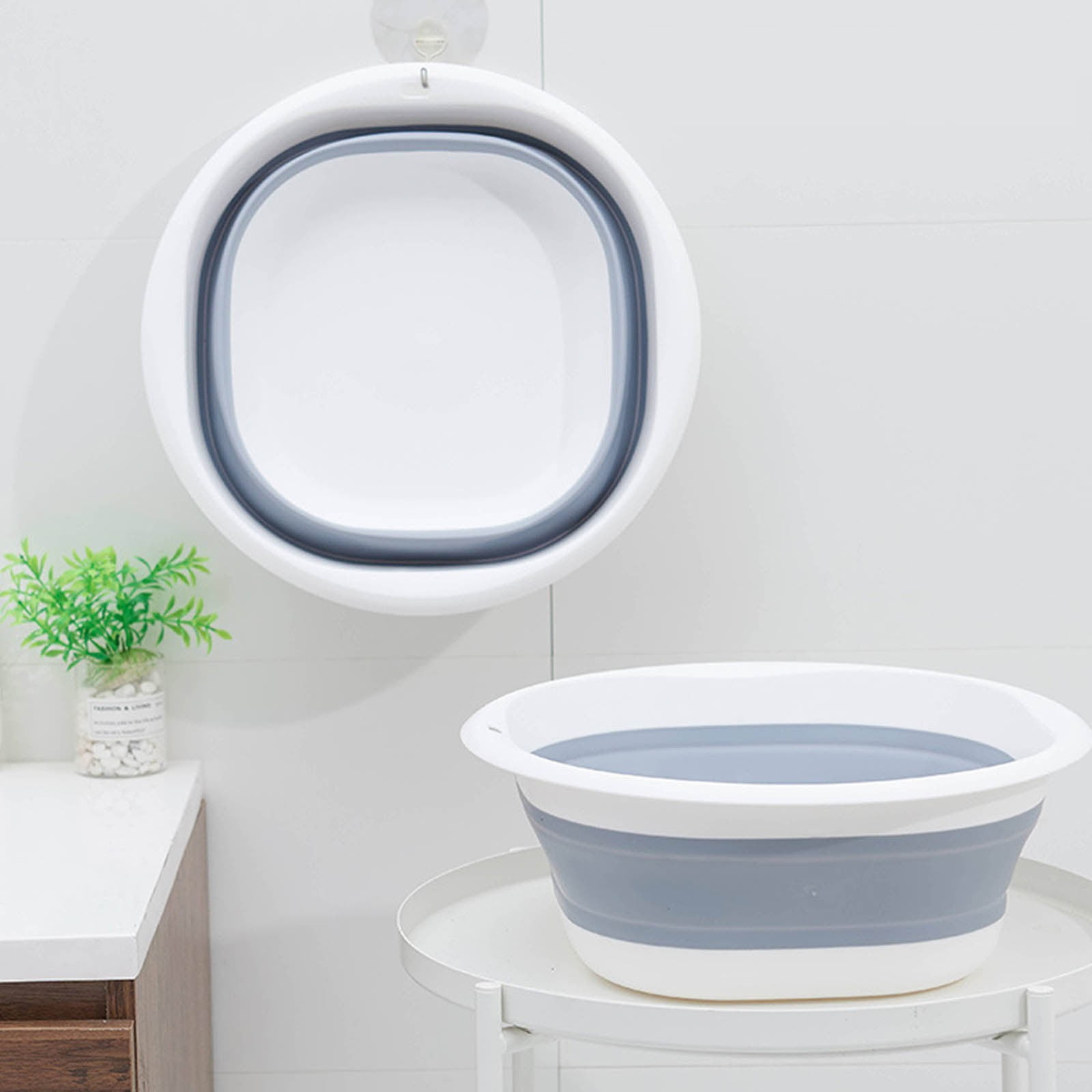 TUOBARR Multipurpose Foldable Collapsible Washbasin Lightweight ...