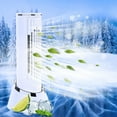 TUOBARR Tower Type Desktop Shaking Head Fan USB Charging Office Home ...