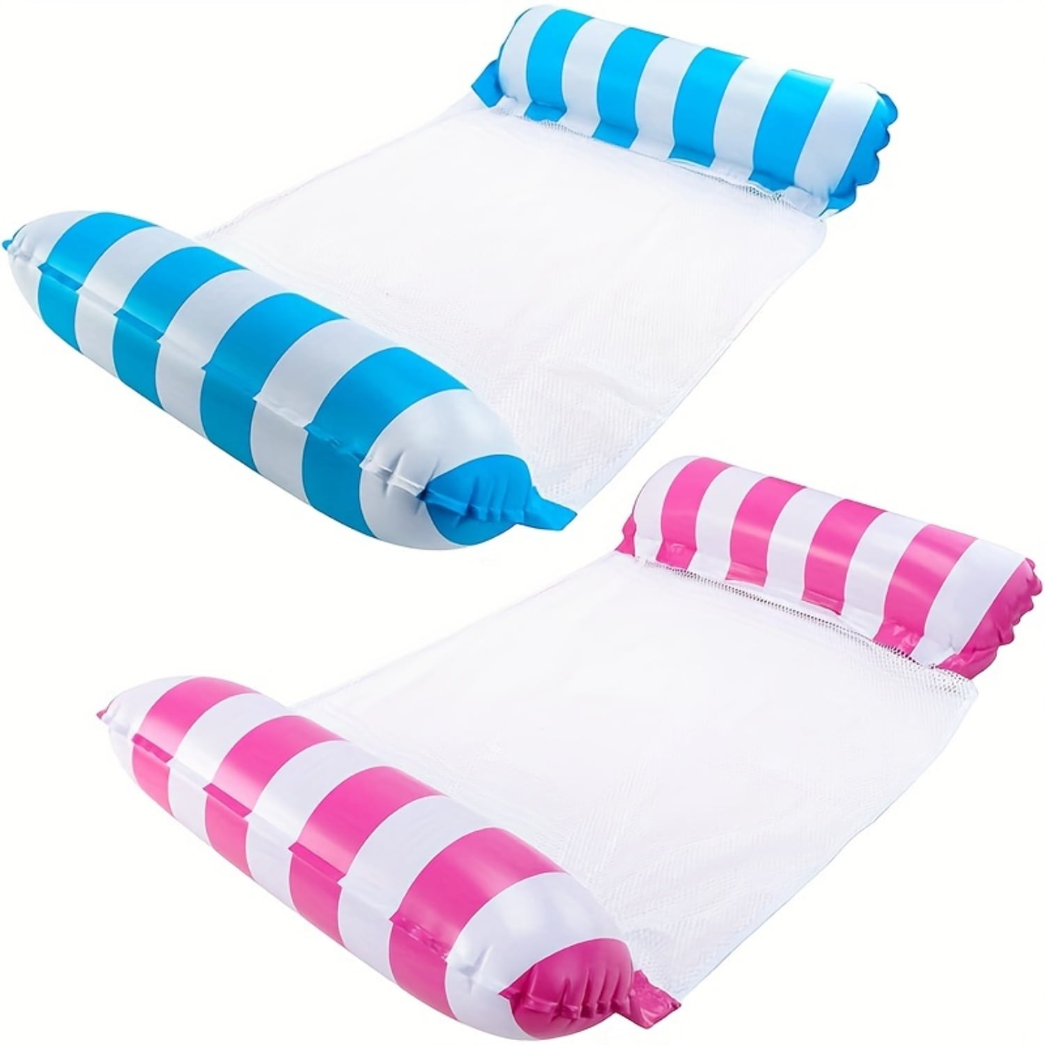 TUOBKE 2pcs Inflatable PVC Floats With Dual Tubes Suitable For Water ...