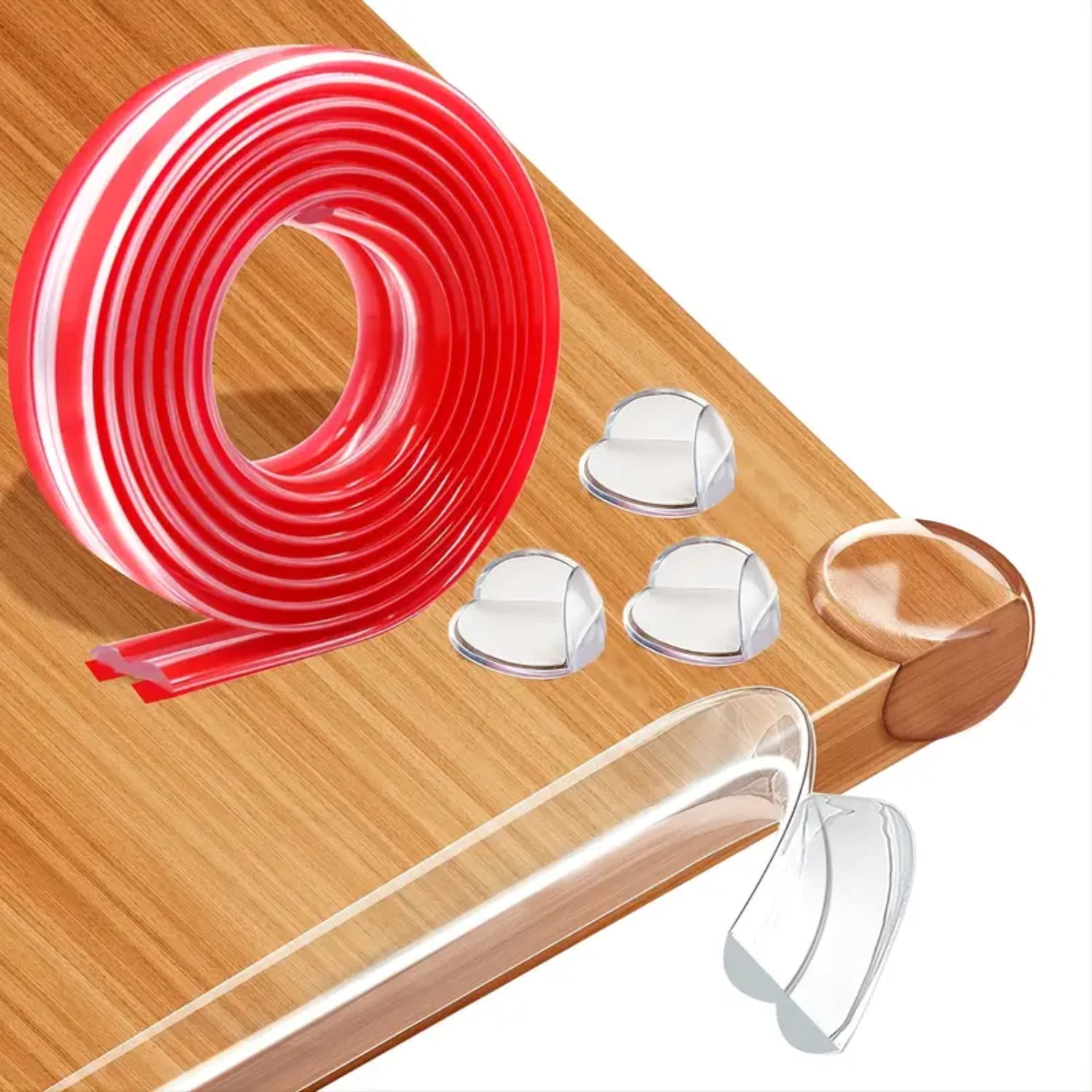 TUOBKE Upgraded Transparent Baby Proofing Edge Protector Set with Clear ...