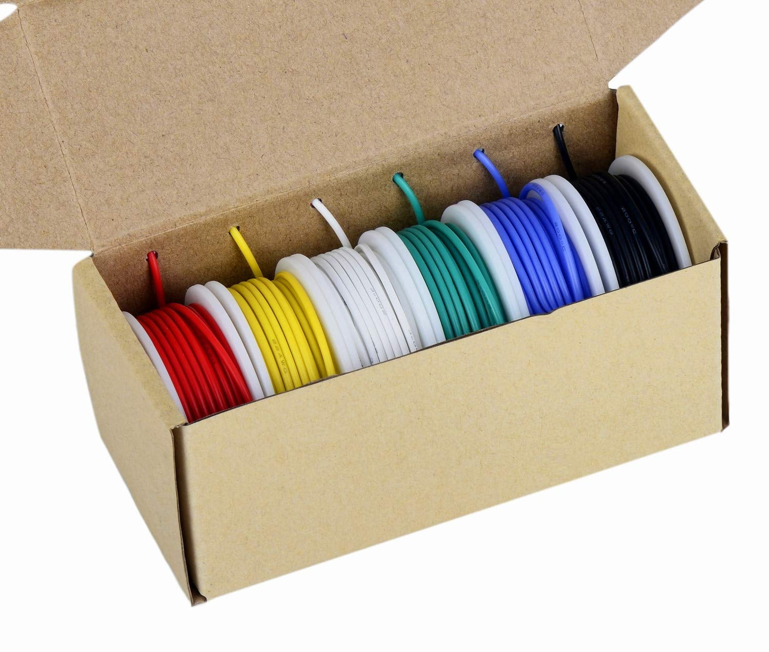 TUOFENG 20awg Wire Flexible Silicone Wire,20 Gauge Tinned Copper Wires ...