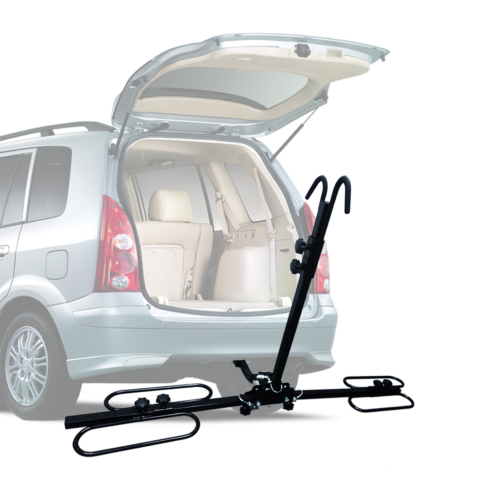 Bicycle Rear Racks Steel Bicycle Trailer Hitch Mount Adapter High ...